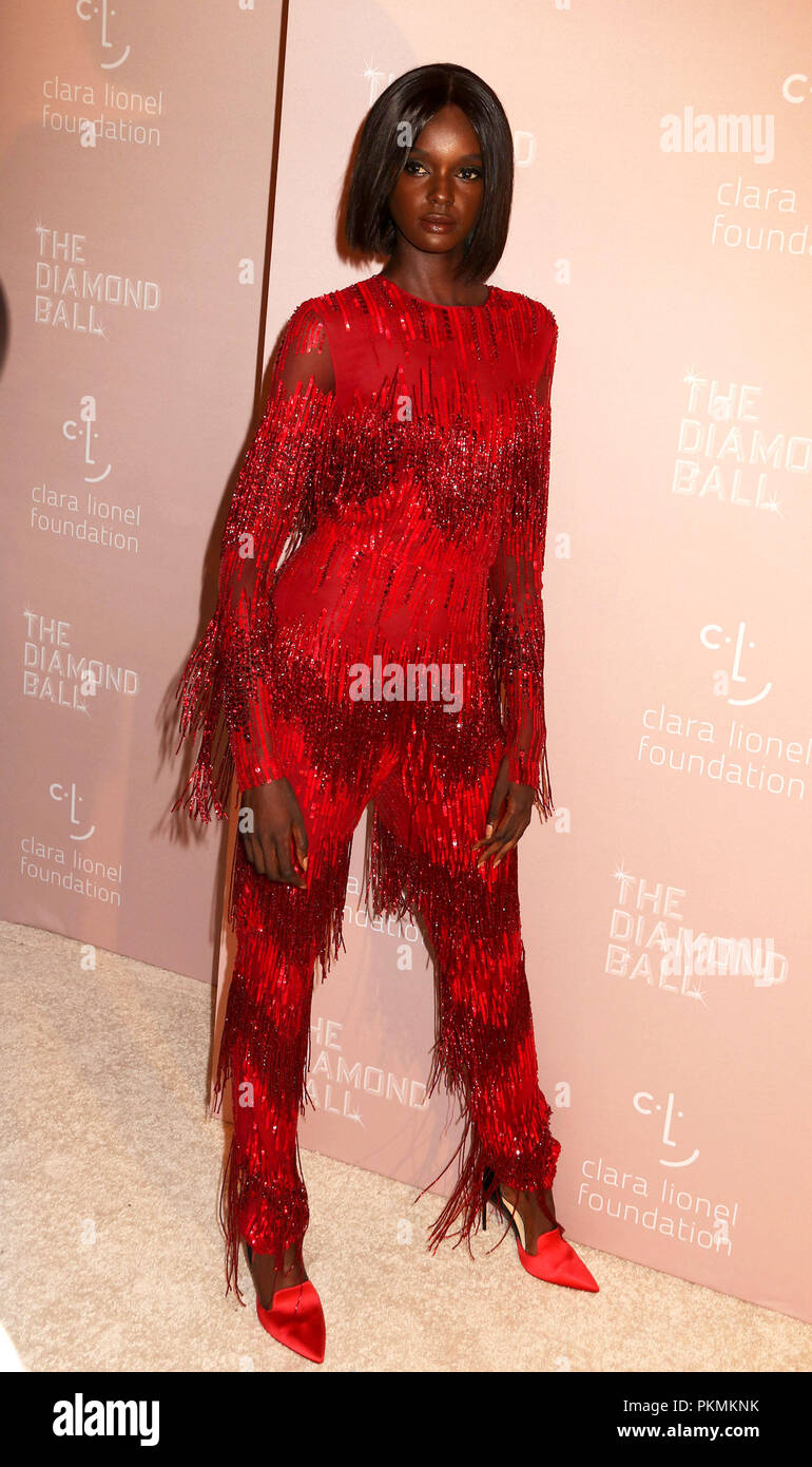 New York City, New York, USA. 13th Sep, 2018. Model DUCKIE THOT attends ...