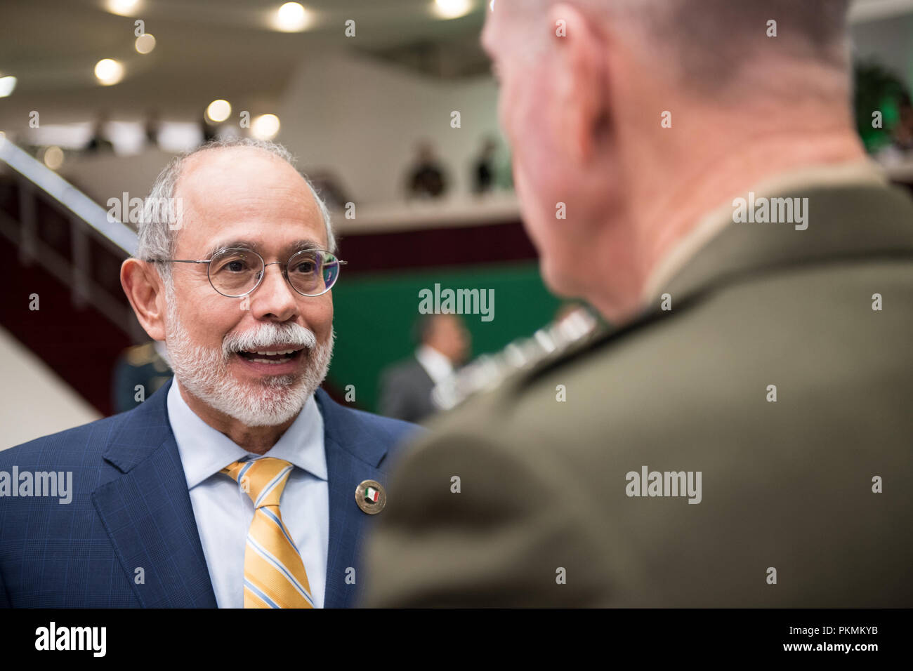 Mexico City, Mexico. 13th Sep, 2018. U.S. Marine Corps Gen. Joe Dunford ...