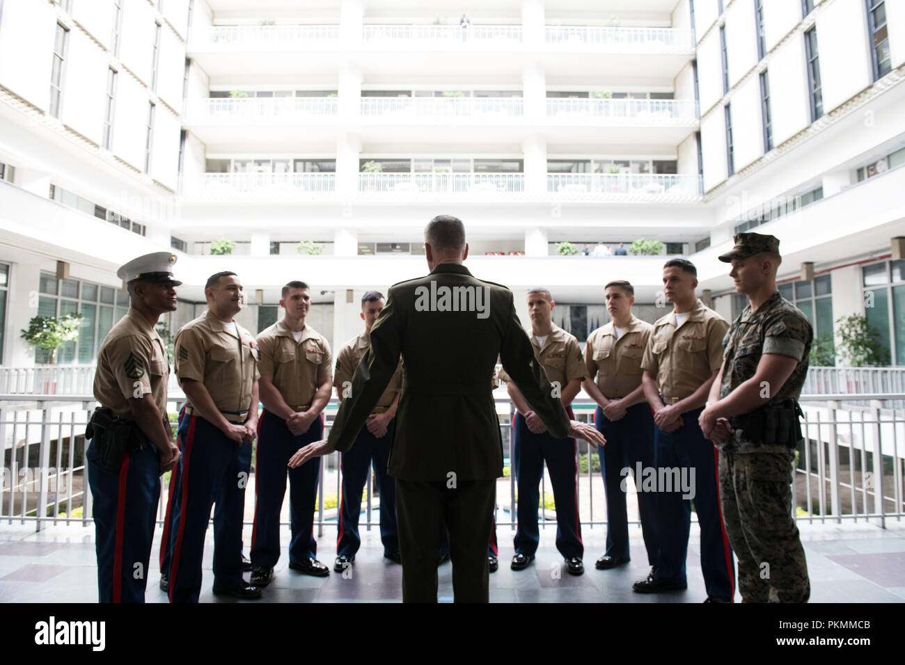Us marine guards us embassy hi-res stock photography and images - Alamy