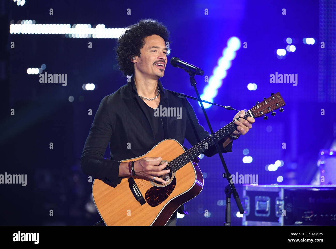 13 September 2018, Baden-Wuerttemberg, Baden-Baden: Singer Eagle-Eye ...