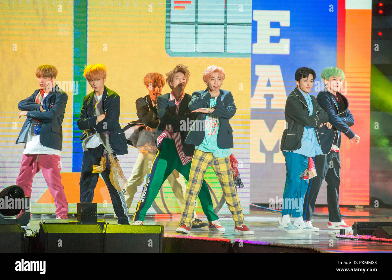 NCT Dream, Sep 8, 2018 : NCT Dream performs at the MBC Korean Music ...
