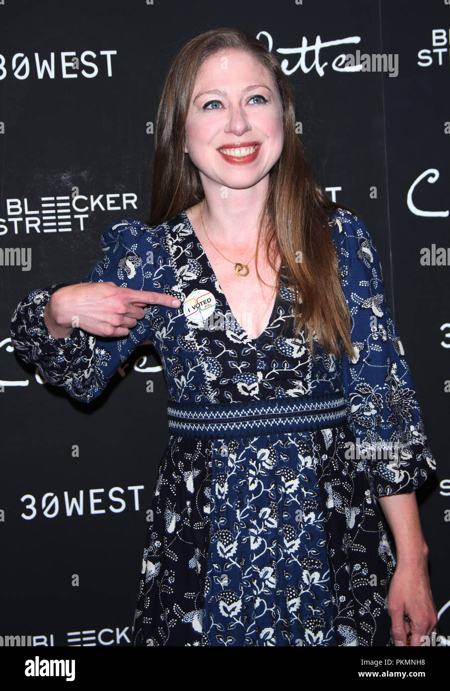 NEW YORK, NY - SEPTEMBER 13: Chelsea Clinton at the special screening ...