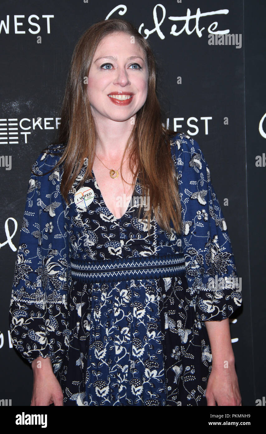 NEW YORK, NY - SEPTEMBER 13: Chelsea Clinton at the special screening ...