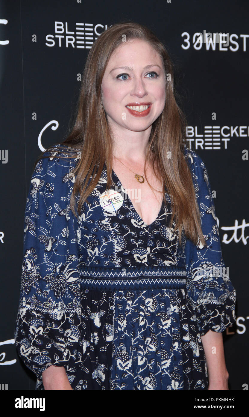 NEW YORK, NY - SEPTEMBER 13: Chelsea Clinton at the special screening ...