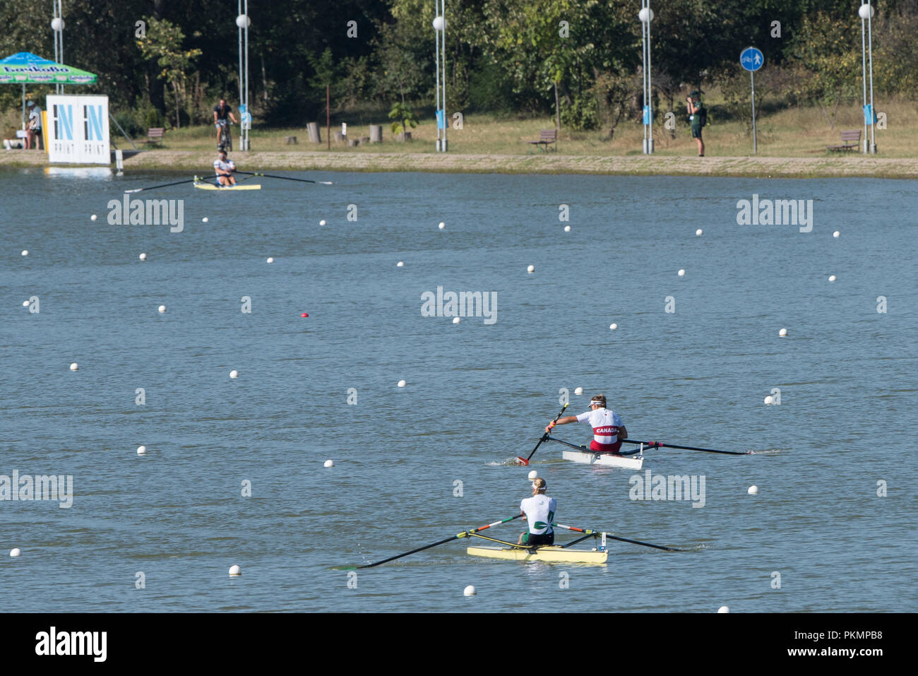 Plovdiv, Bulgaria, Friday, 14th September 2018. FISA, World Rowing ...