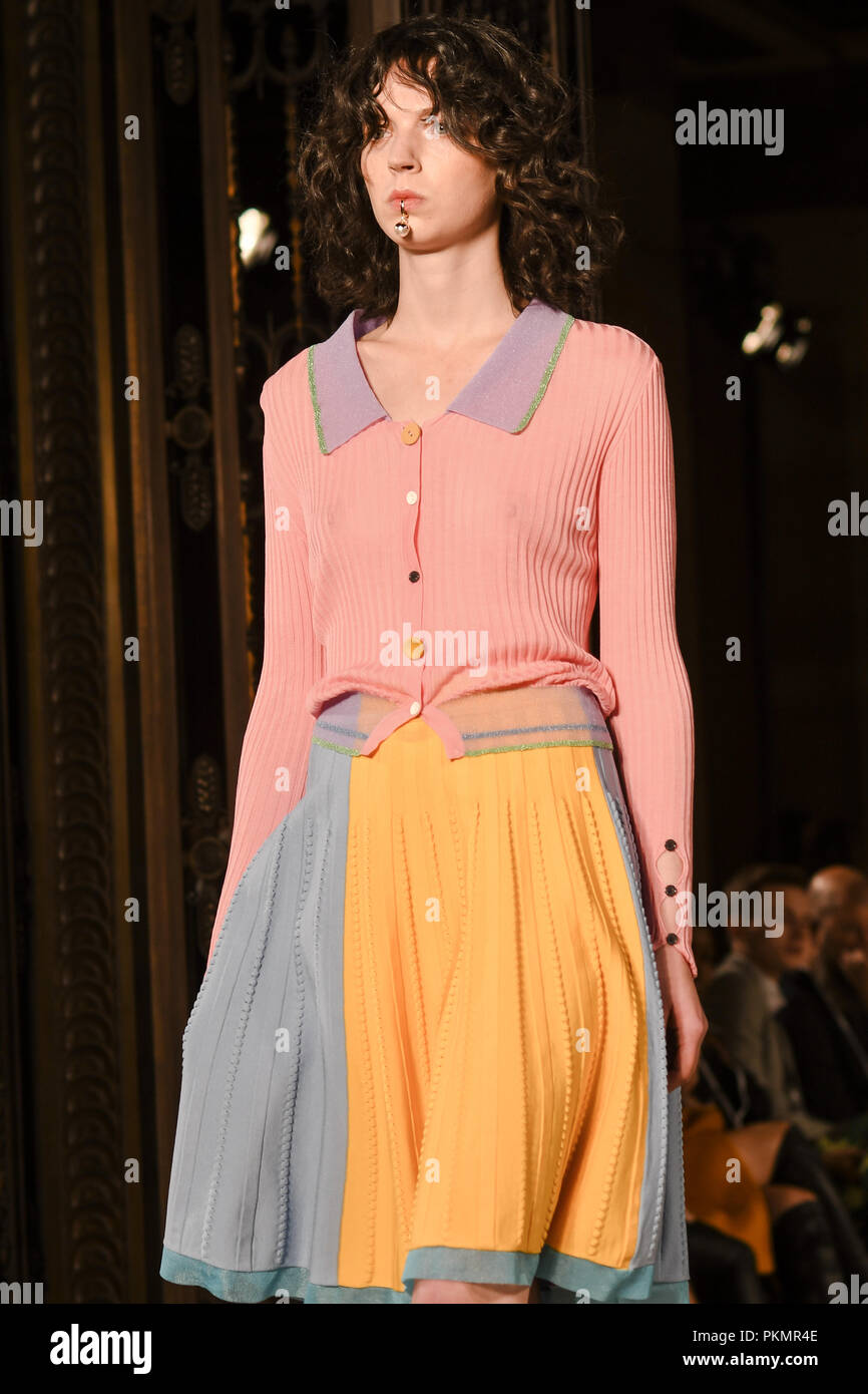 London, UK. 14th September 2018. Designer I-Am-Chen showcases is latest ...