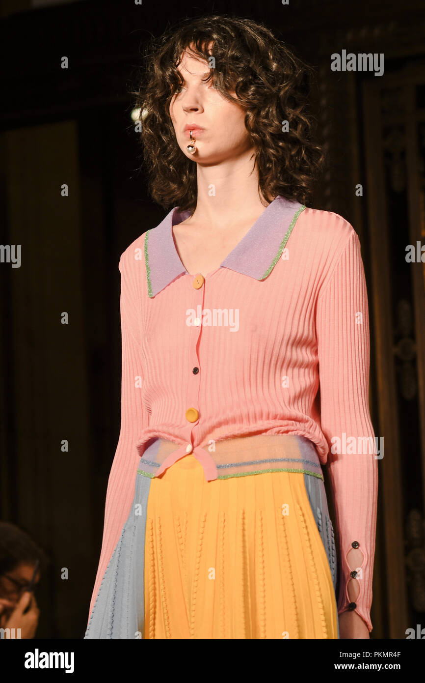 London, UK. 14th September 2018. Designer I-Am-Chen showcases is latest ...