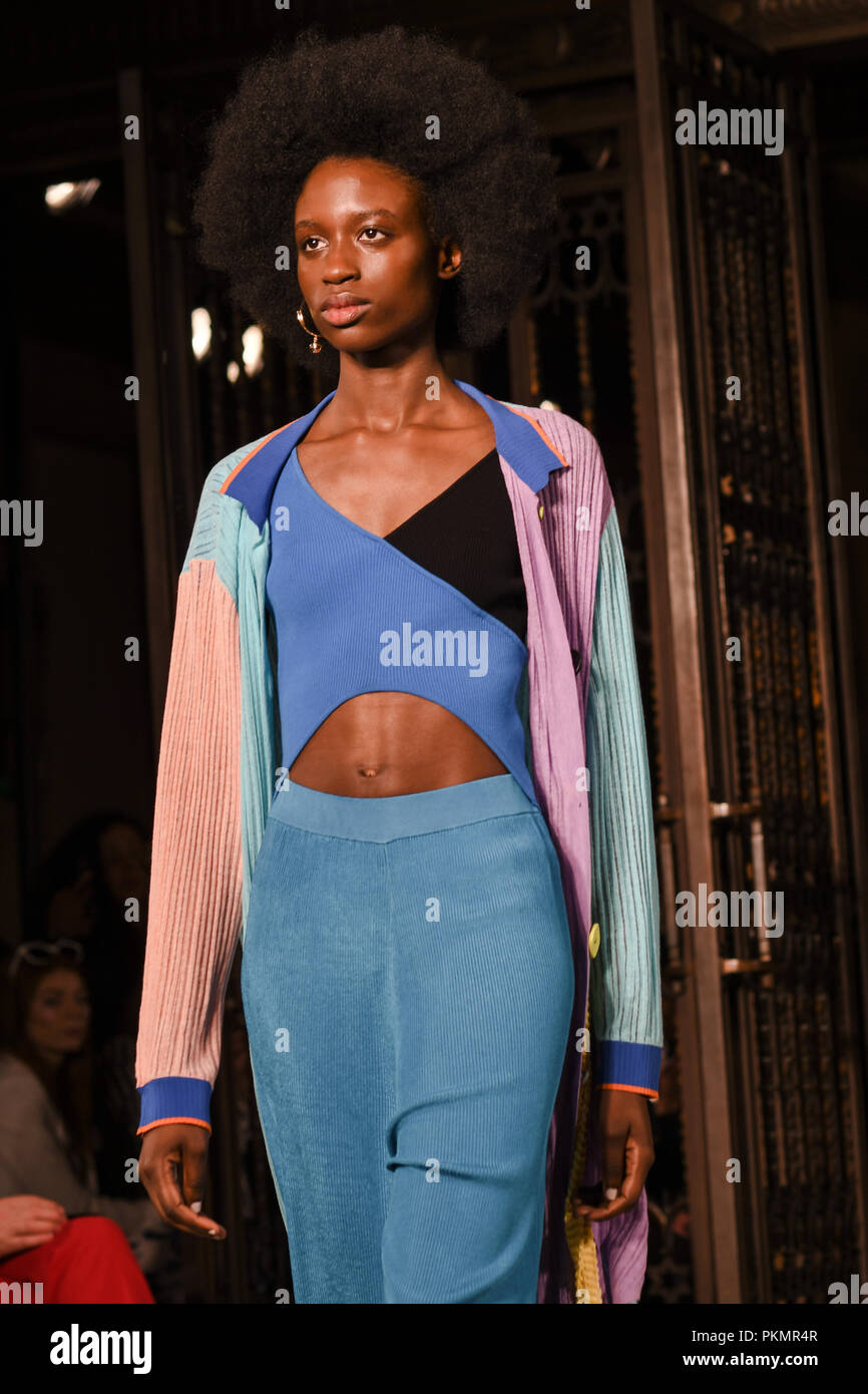 London, UK. 14th September 2018. Designer I-Am-Chen showcases is latest ...
