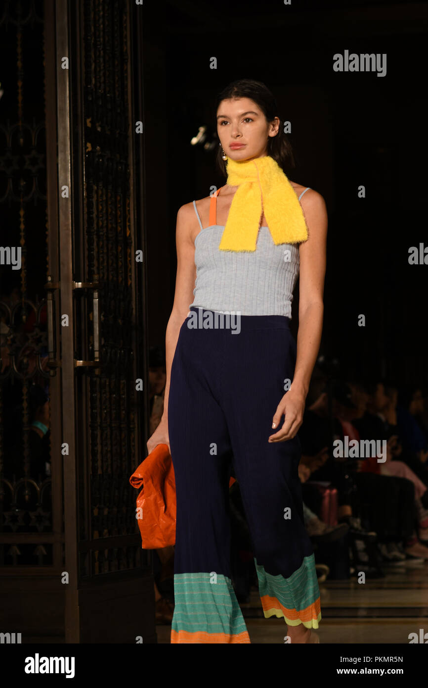 London, UK. 14th September 2018. Designer I-Am-Chen showcases is latest ...