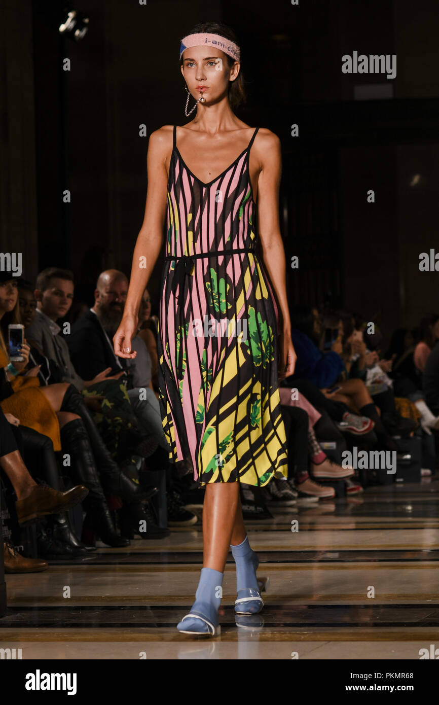 London, UK. 14th September 2018. Designer I-Am-Chen showcases is latest ...