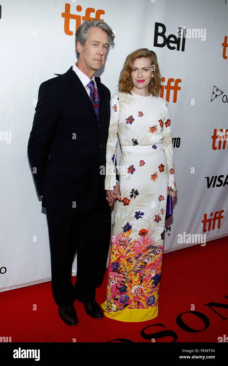 Toronto, ON. 13th Sep, 2018. Alan Ruck, Mireille Enos at arrivals for ...