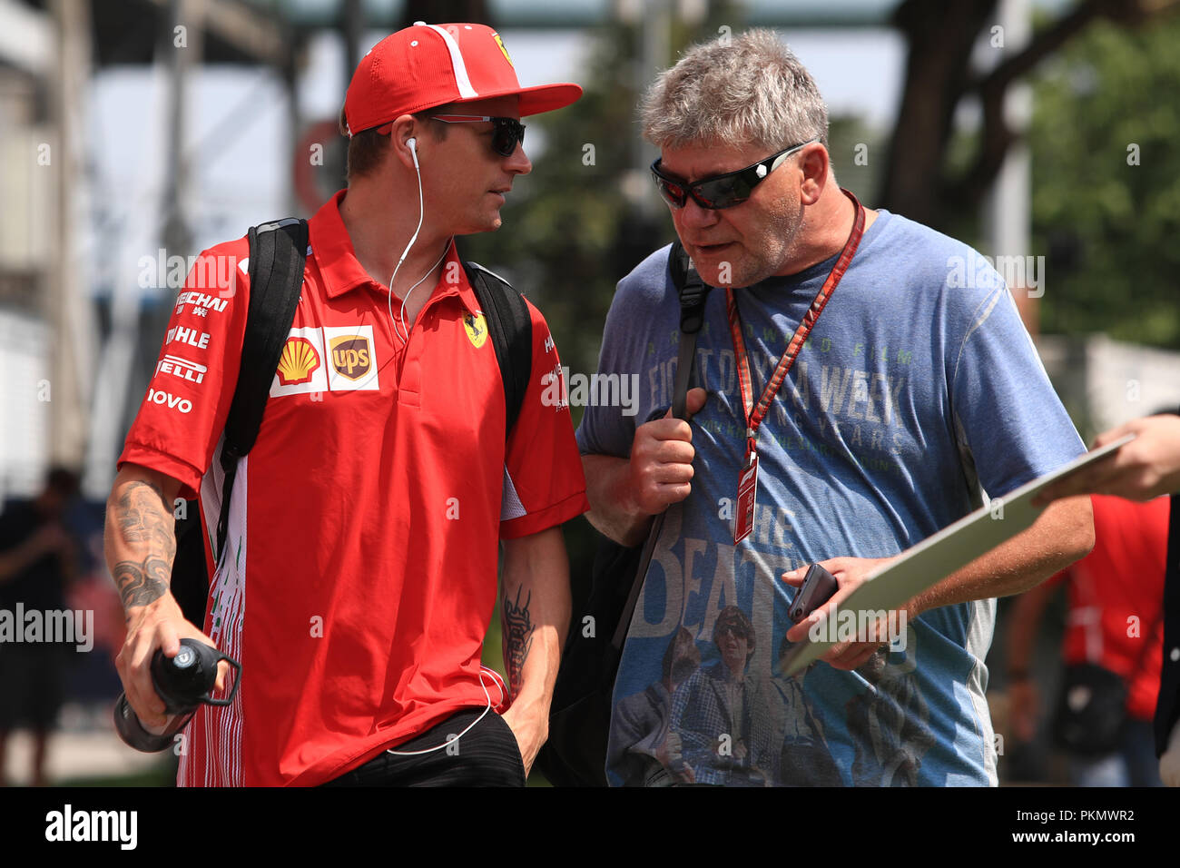 Marina Bay Street Circuit, Singapore. 14th Sep, 2018. Formula One Grand ...