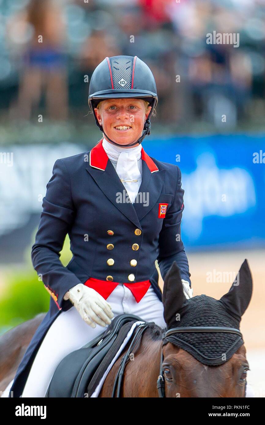 Tryon, USA. 14th September 2018. Ros Canter riding Allstar B. GBR ...