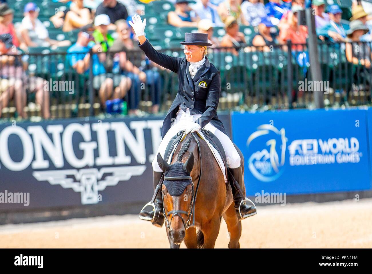 Usa 14th september 2018 karin donckers riding fletcha hi-res stock ...