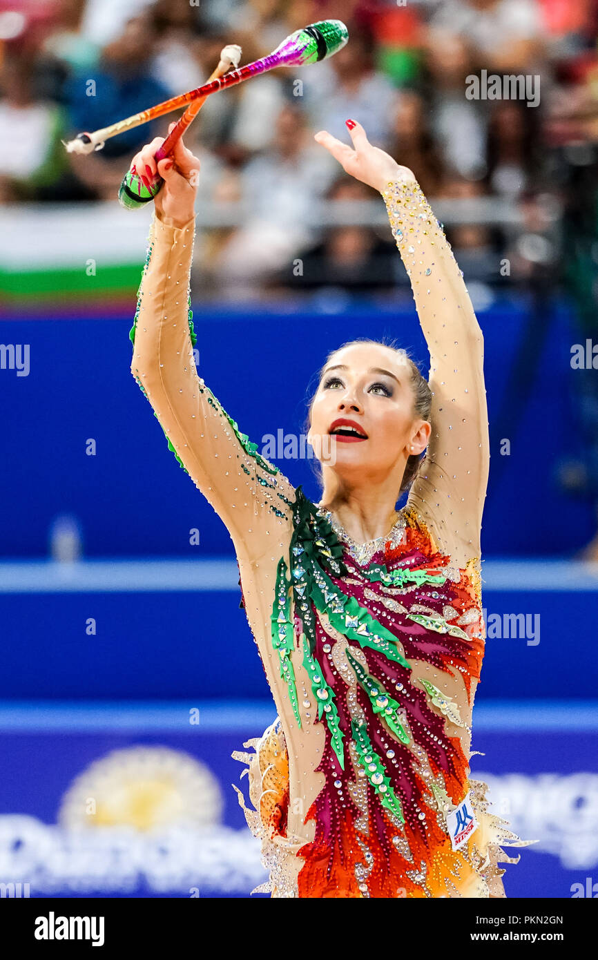 September 14, 2018: Katsiaryna Halkina of Â Belarus during Individual ...