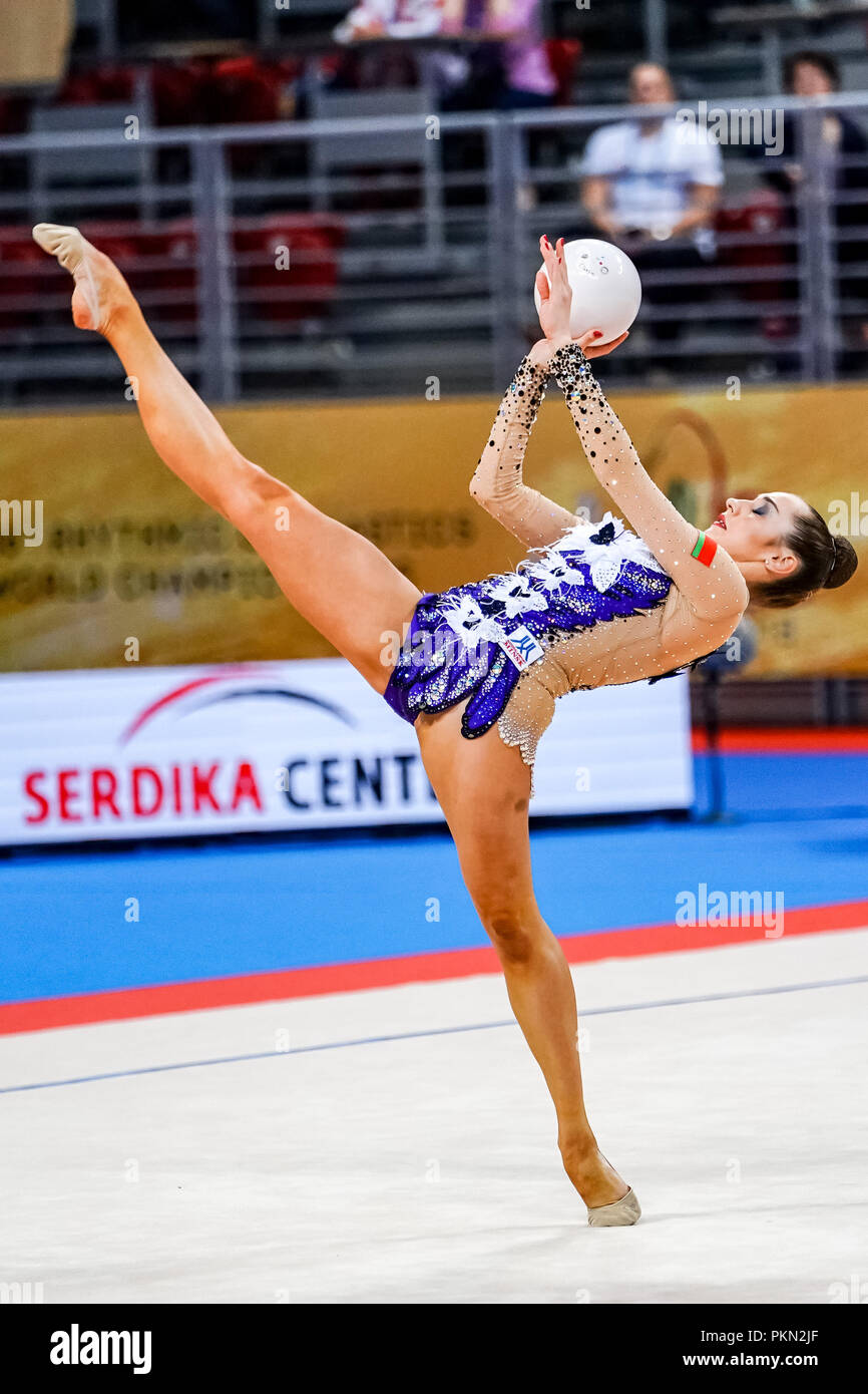 September 14, 2018: Katsiaryna Halkina of Â Belarus during Individual ...