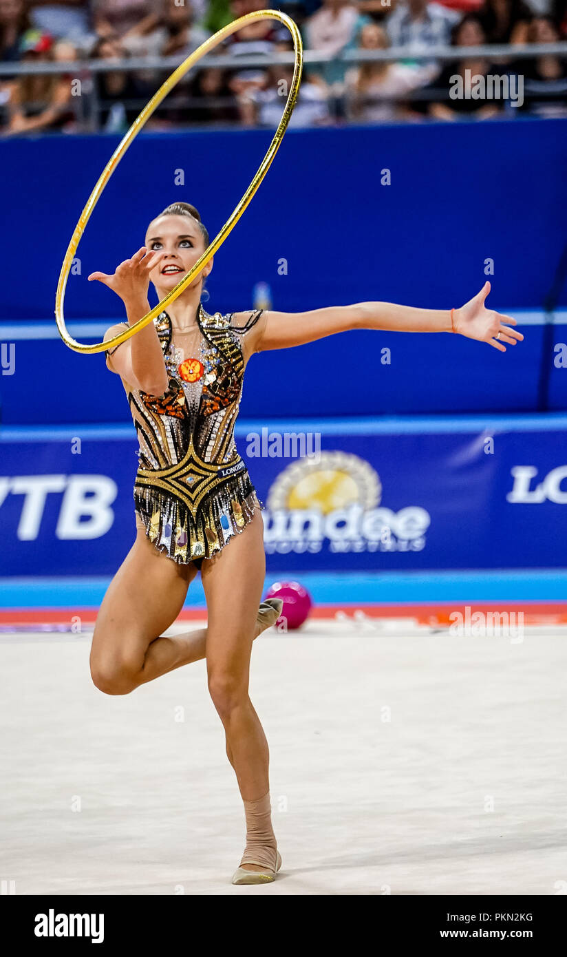September 14, 2018: Dina Averina of Â Russia during Individual All-Around Final at the Arena ...