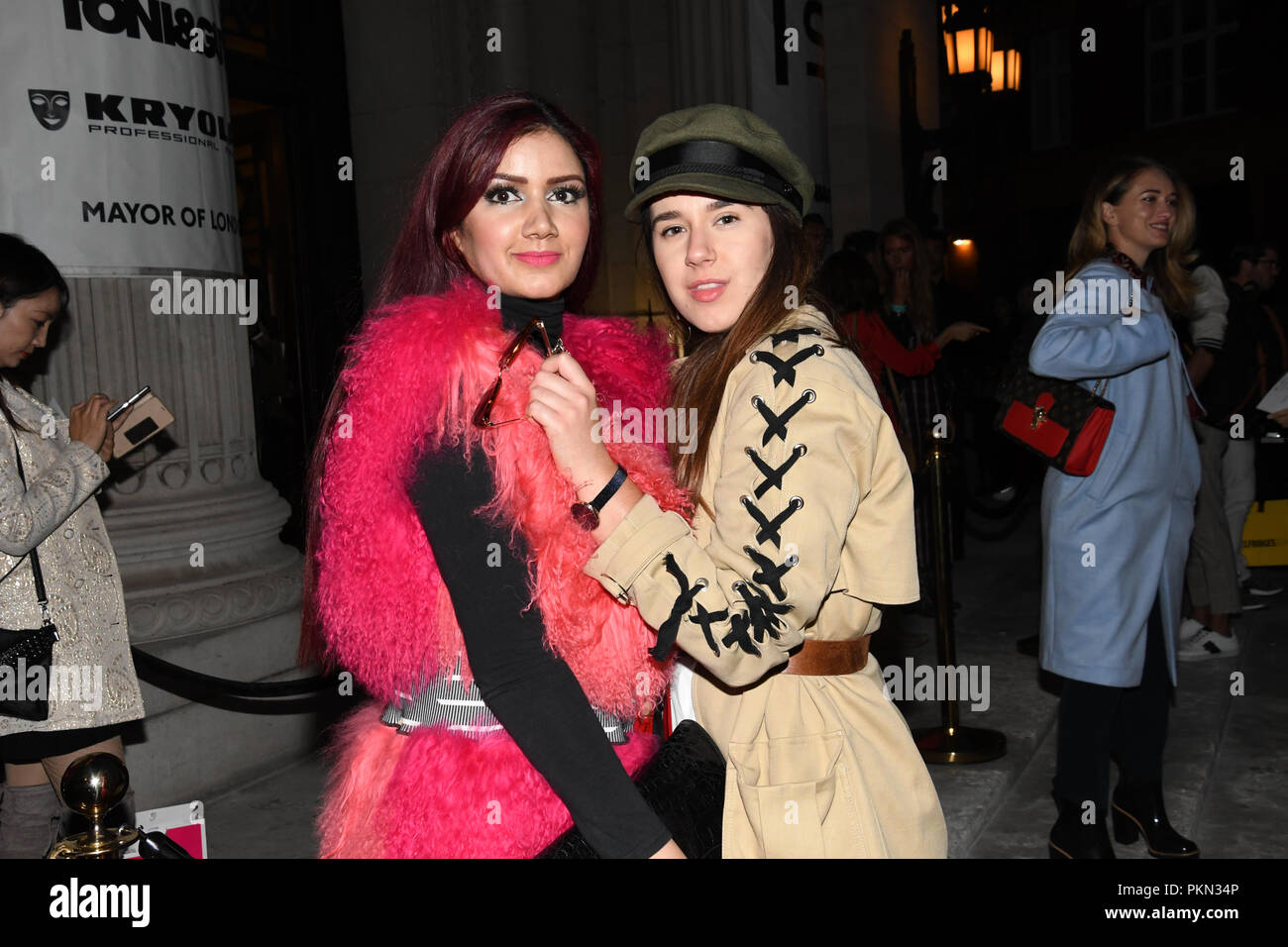 London, UK. 14th September 2018. Safreen Khan - stylegrimoires and Miss ...