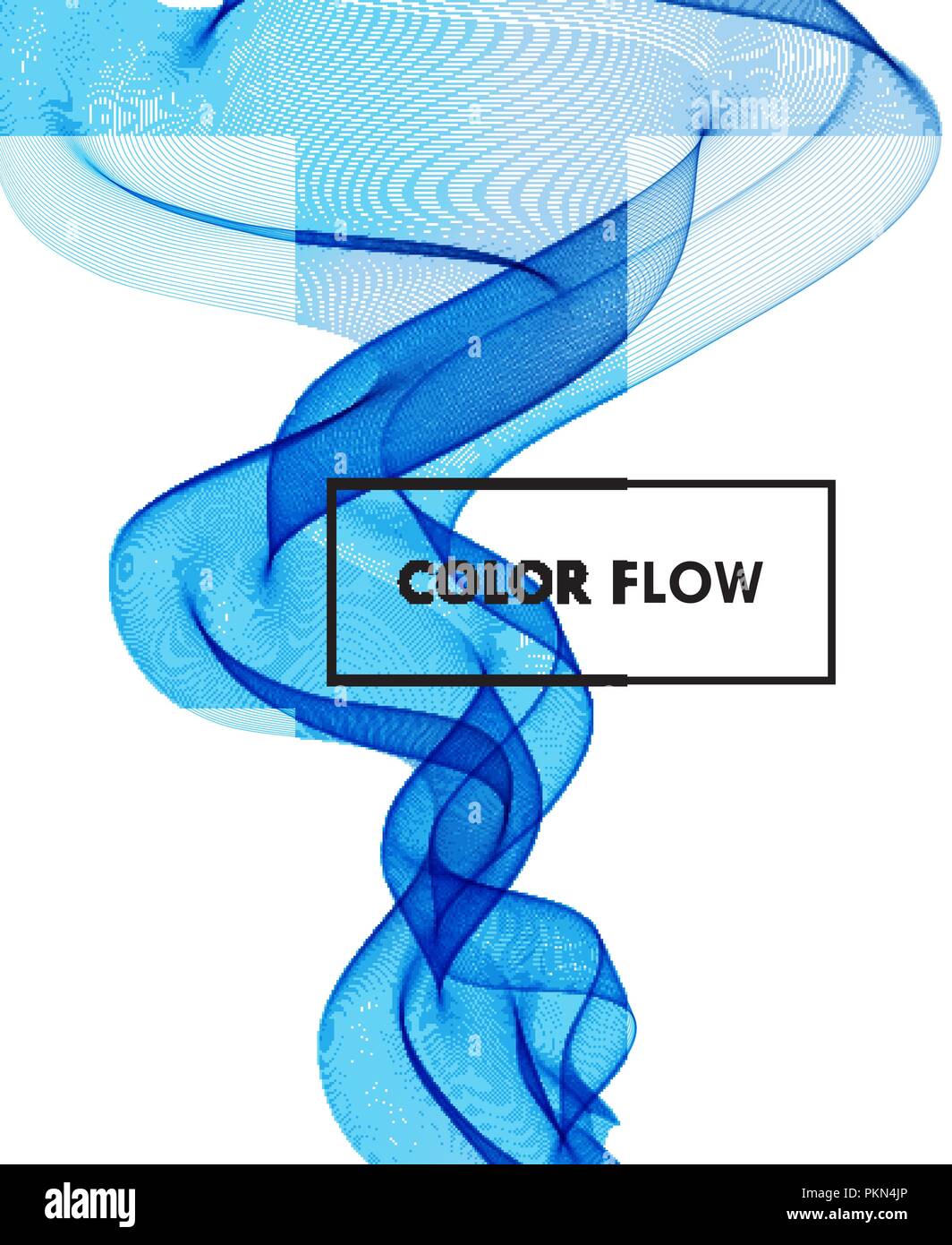 Abstract colorful vector background, color flow wave for design ...