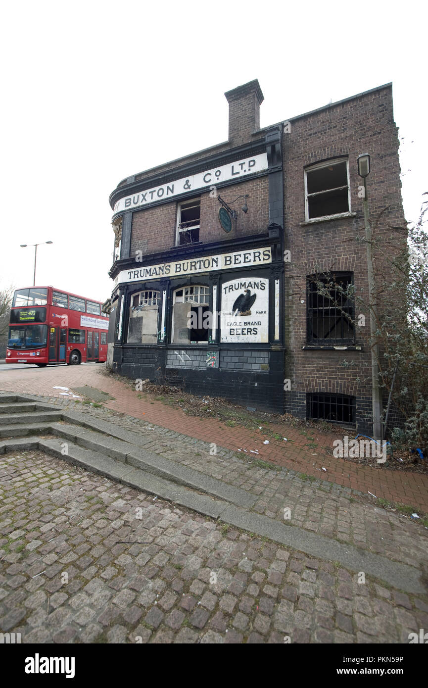 The Victoria pub, in Charlton, SE7; south east London, England, closed ...