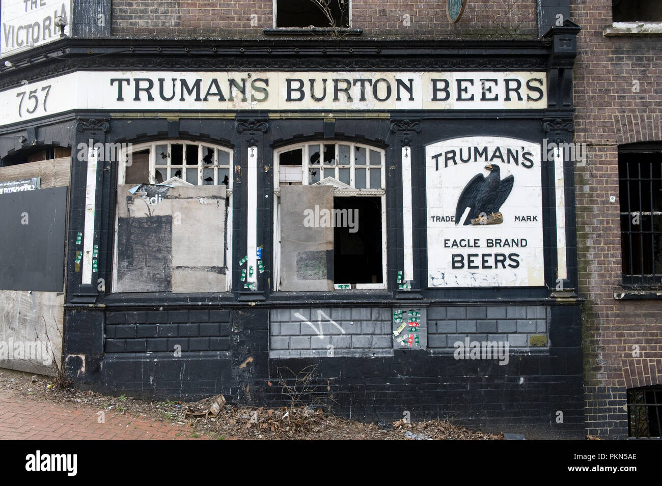 The Victoria pub, in Charlton, SE7; south east London, England, closed ...