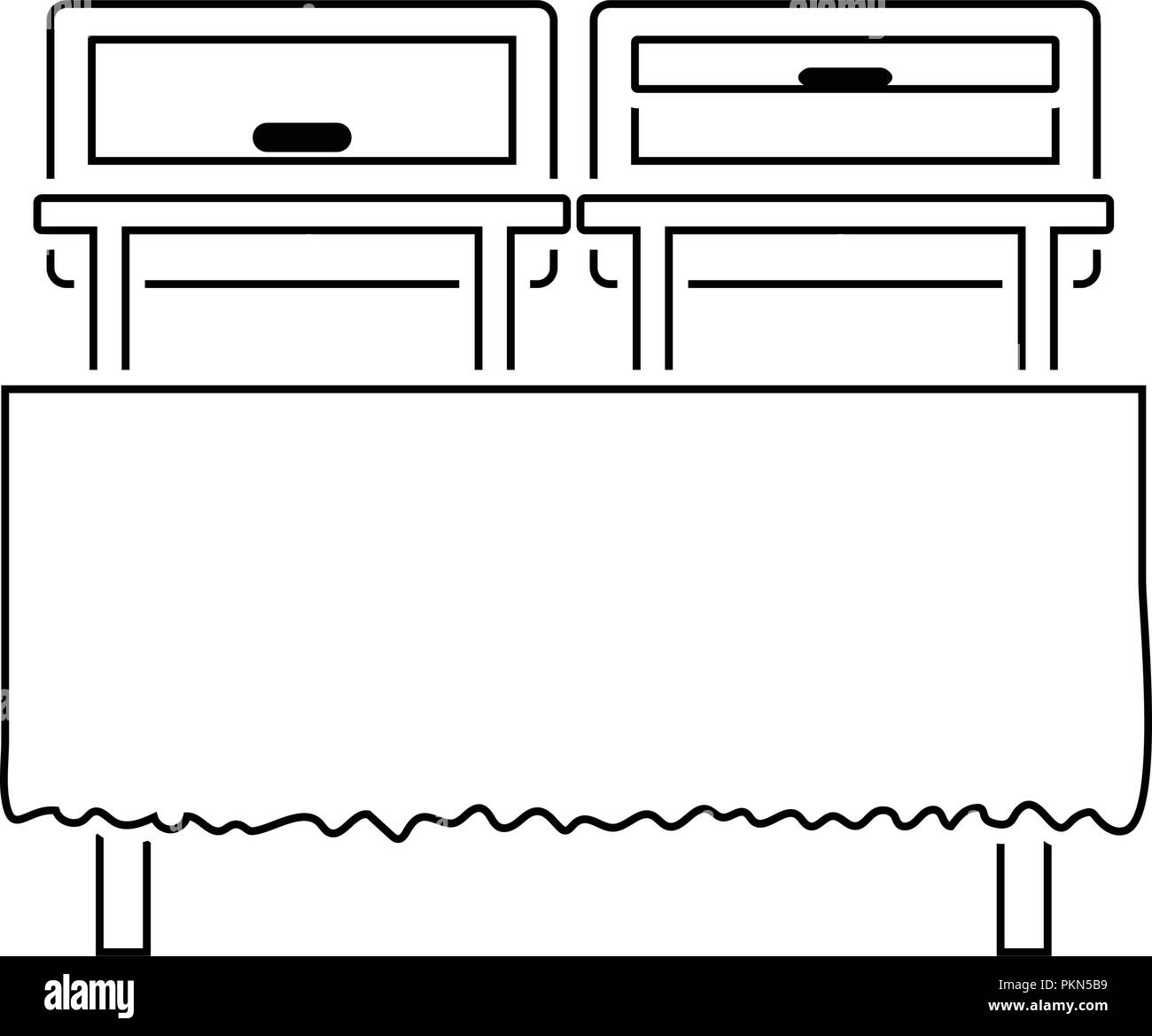 Chafing dish icon. Thin line design. Vector illustration Stock Vector ...