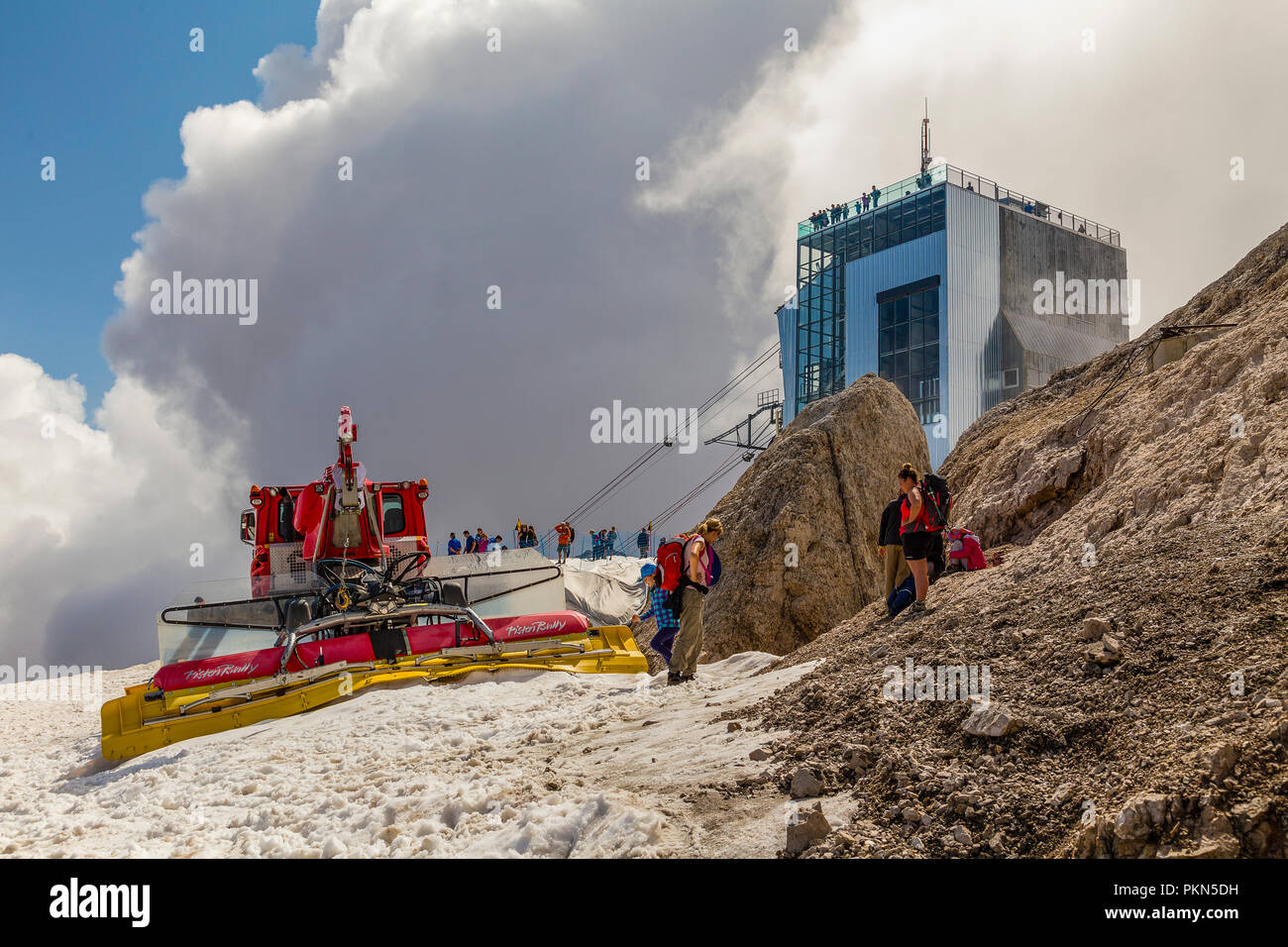 Italy Dolomites Marmolada Glacier - Punta Rocca Stock Photo - Alamy