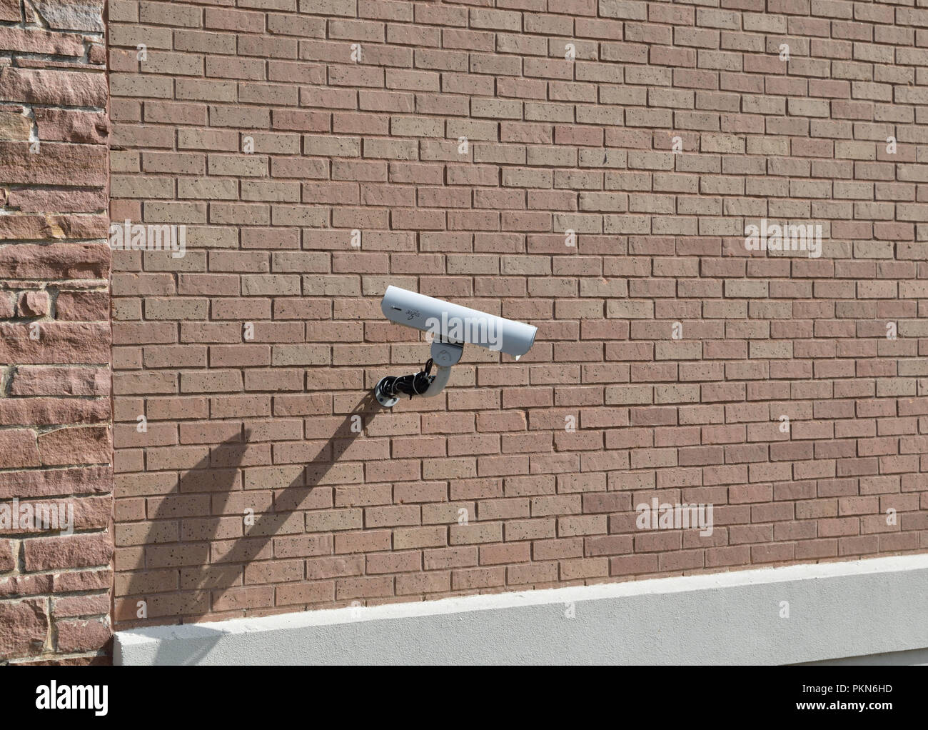 CCTV Camera aimed toward a store entrance Stock Photo - Alamy