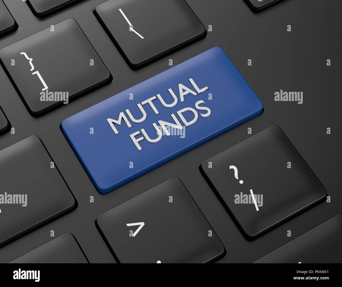 Mutual funds on their computer hi-res stock photography and images - Alamy