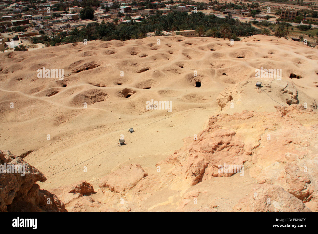 Mountain of the Dead in Siwa, Siwa Oasis, Egypt Stock Photo - Alamy