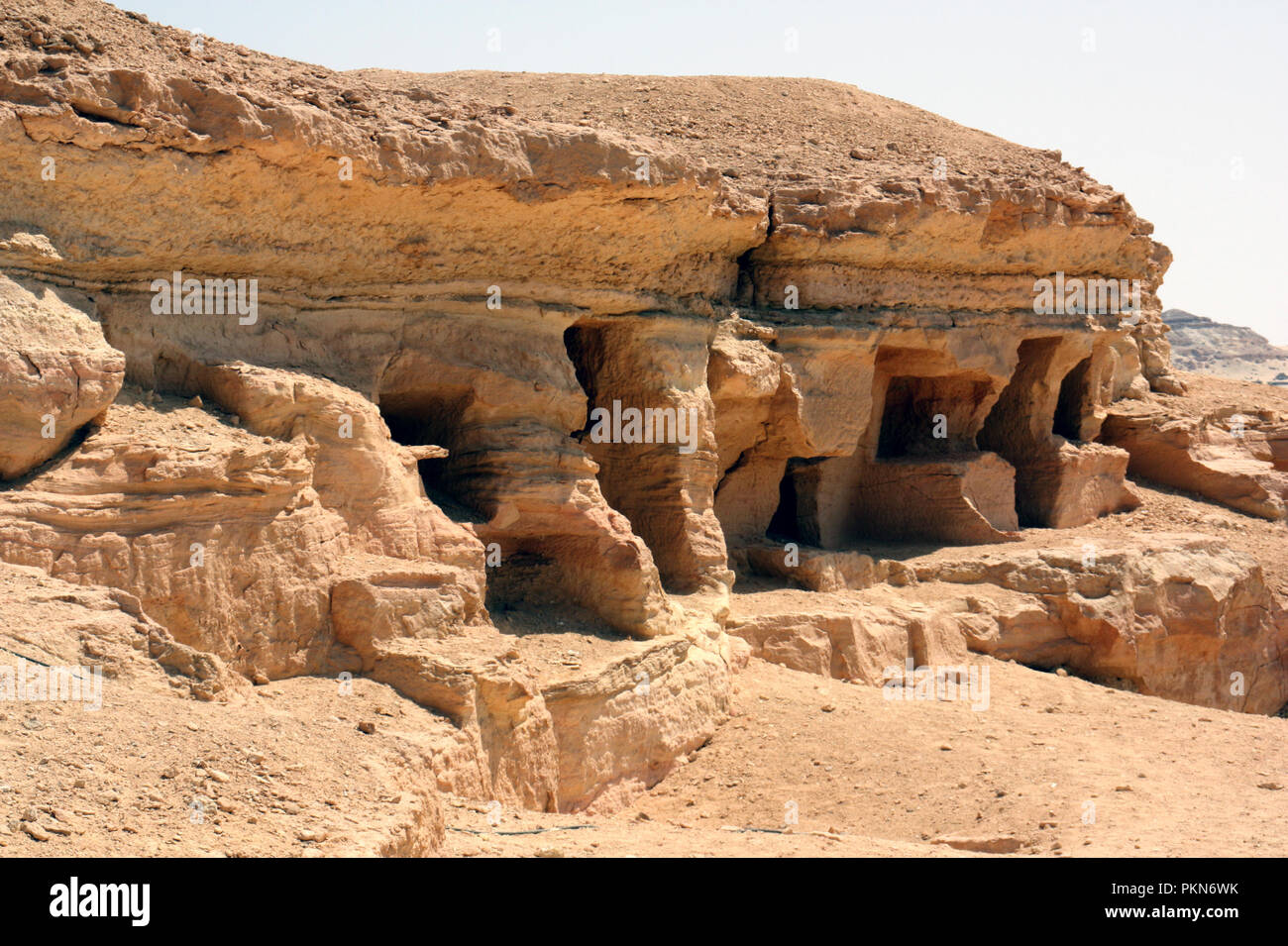 Mountain of the Dead in Siwa, Siwa Oasis, Egypt Stock Photo - Alamy