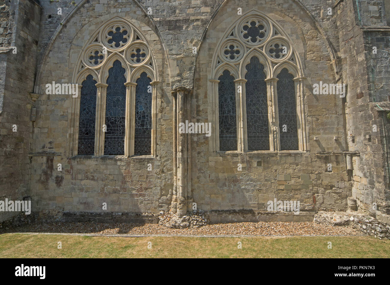 Romsey Abbey Hampshire Stock Photo - Alamy