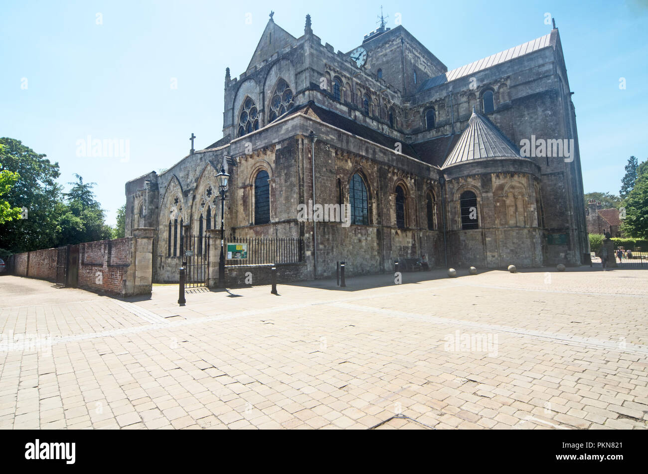 Romsey Abbey Hampshire Stock Photo - Alamy