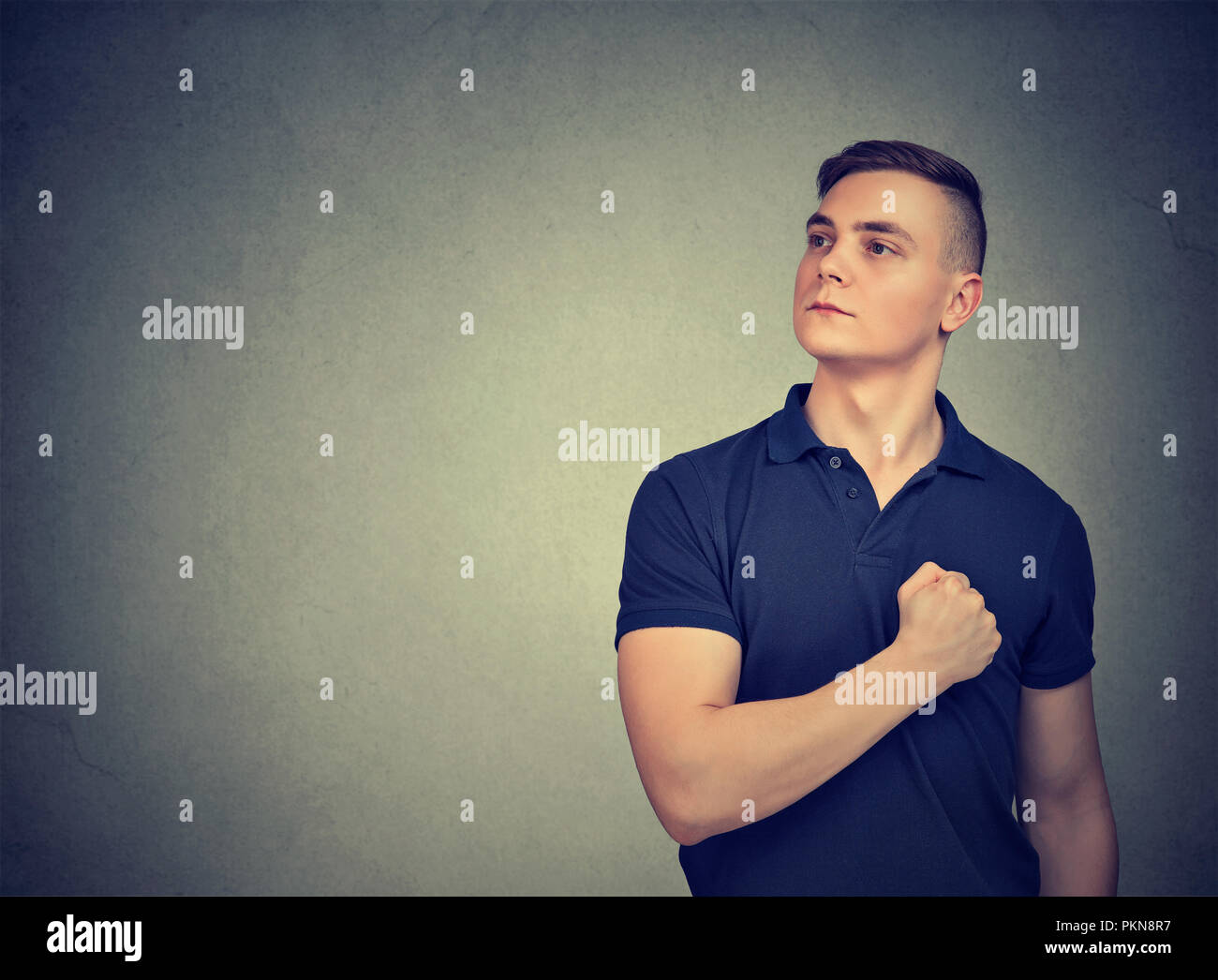 Hand on chest hi-res stock photography and images - Alamy