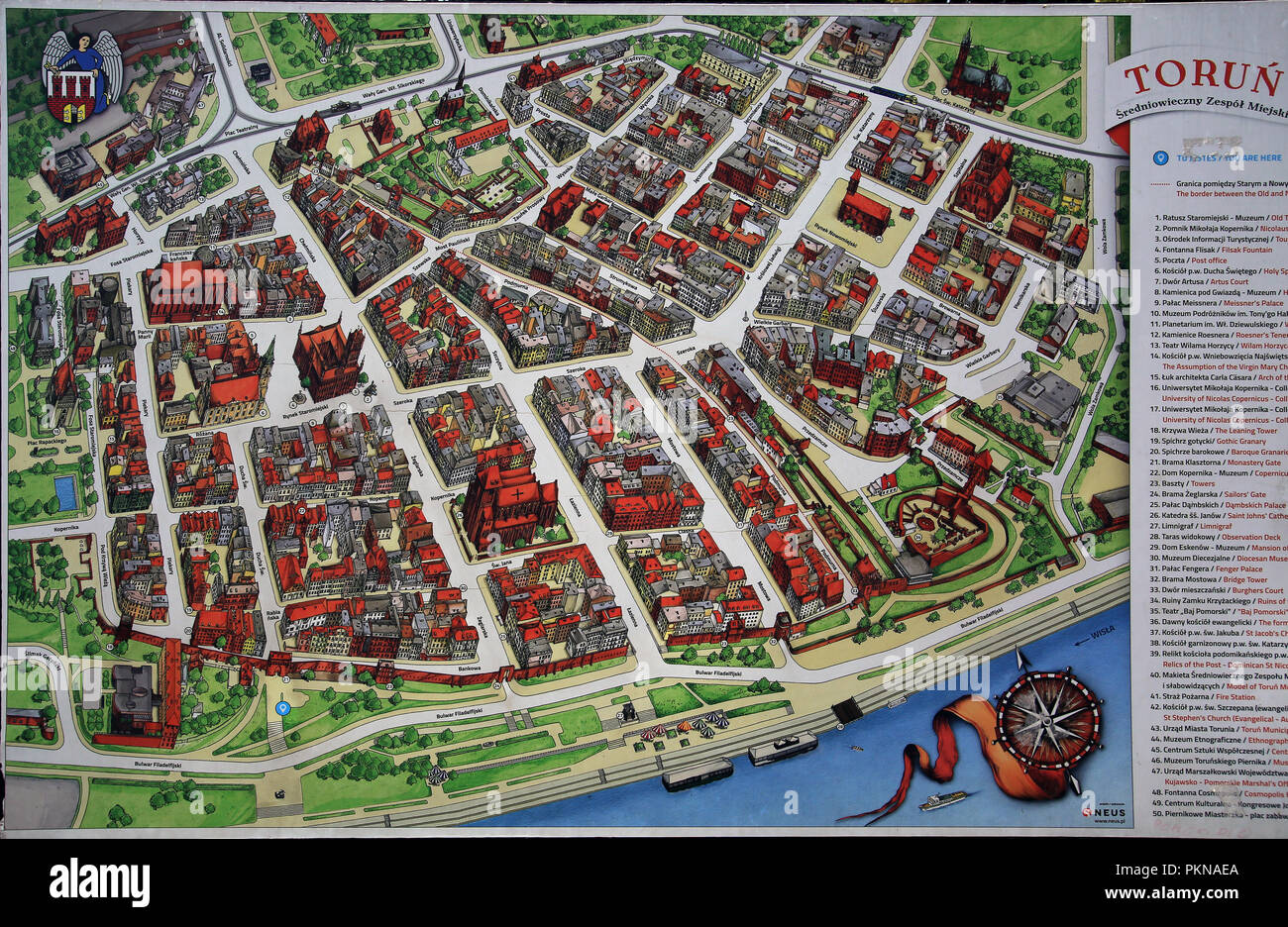 Old town of Torun, Poland Stock Photo - Alamy