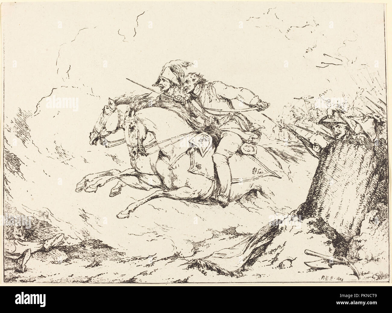 Charge. Dated: 1803. Medium: pen-and-tusche lithograph. Museum ...