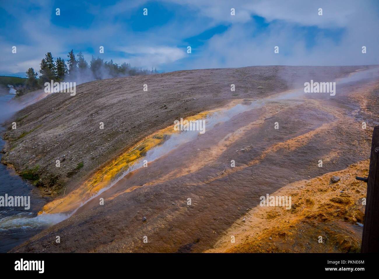 Grand Prismatic Spring, Midway Geyser Basin, Yellowstone National Park ...