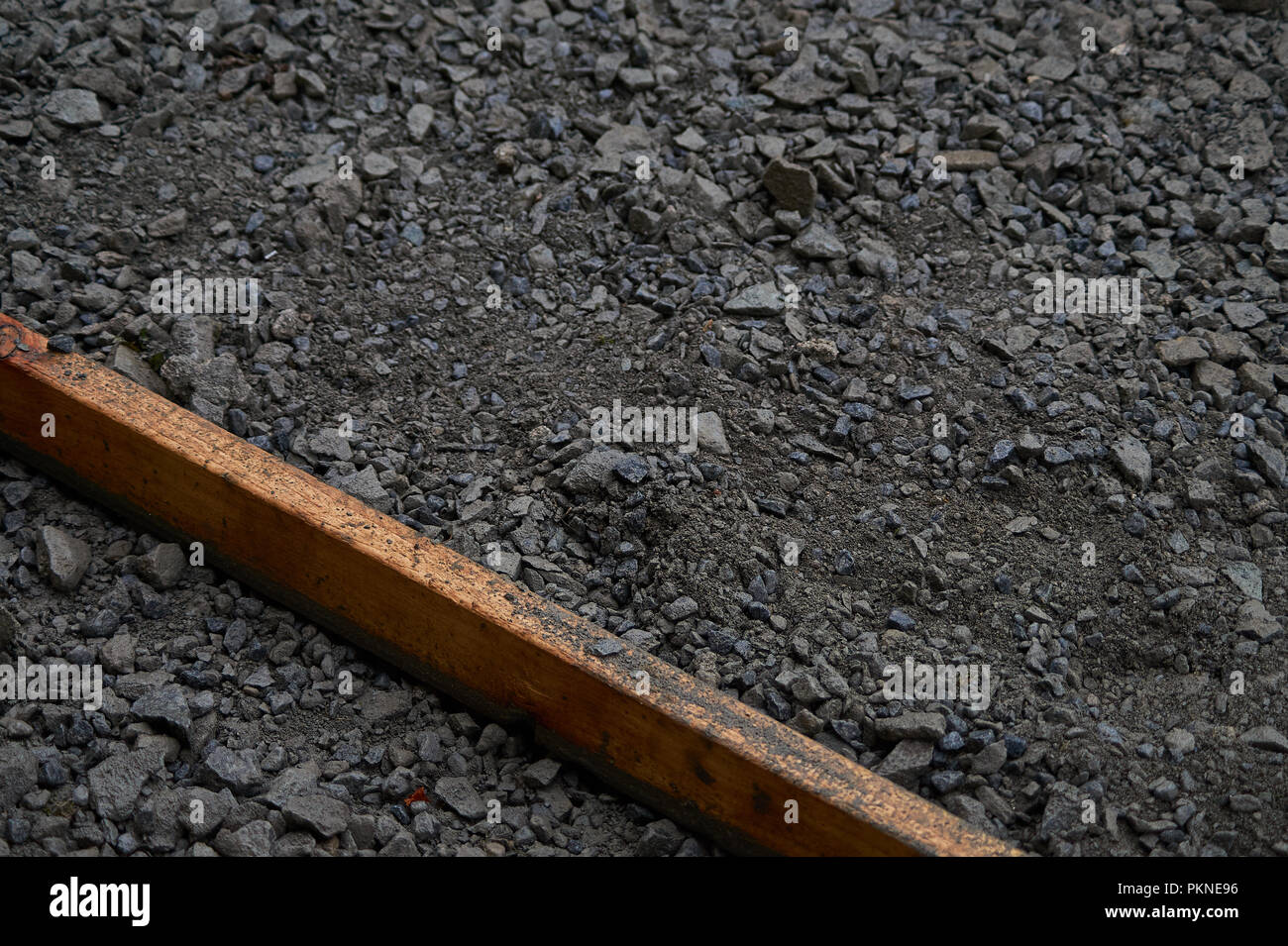 Ready base for concrete at concrete yard construction site Stock Photo ...