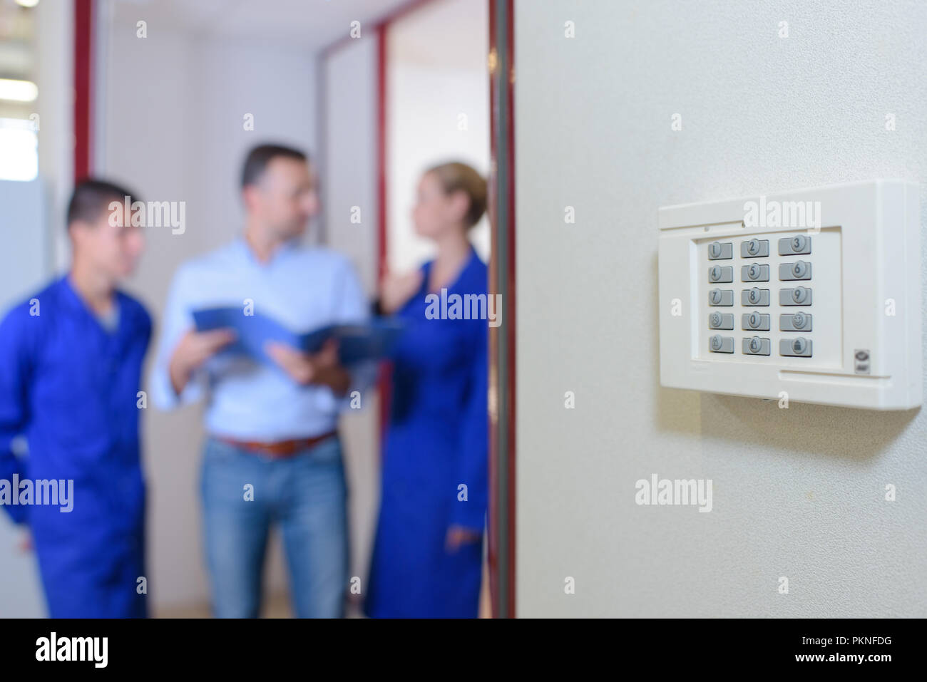 door with number access Stock Photo - Alamy