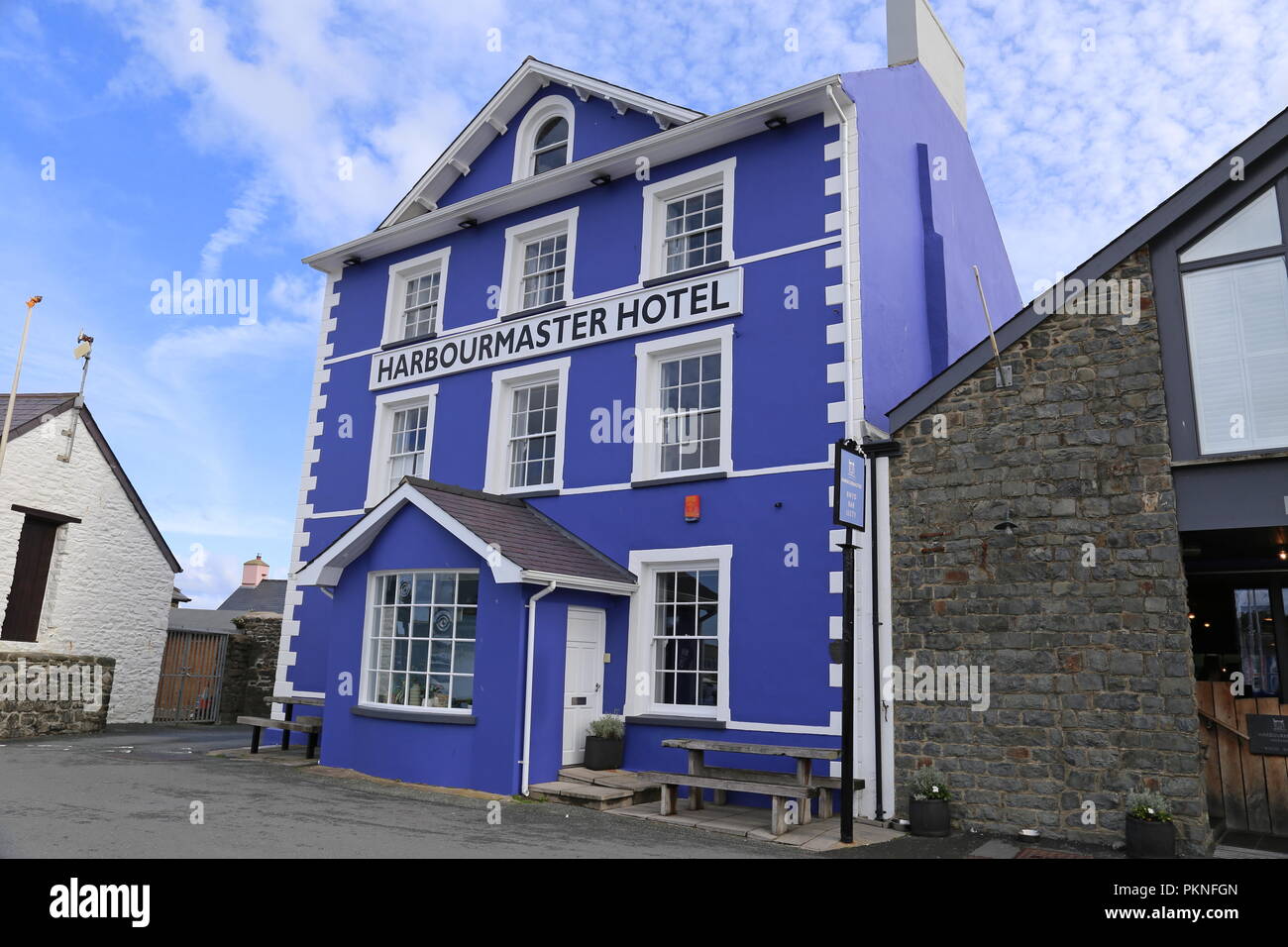 Aberaeron harbourmaster hi-res stock photography and images - Alamy