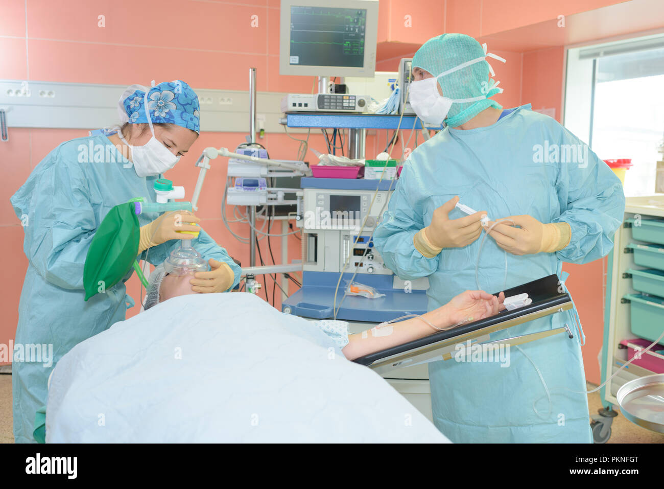 Endoscope operation hi-res stock photography and images - Alamy