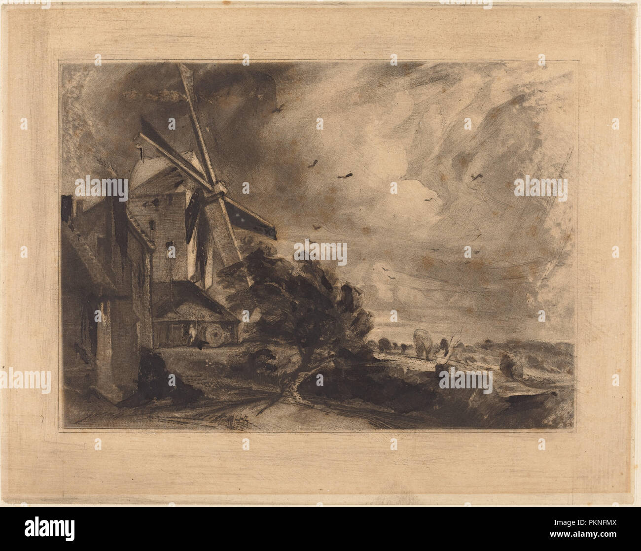 A Mill. Dated: in or before 1829. Medium: mezzotint [progress proof ...