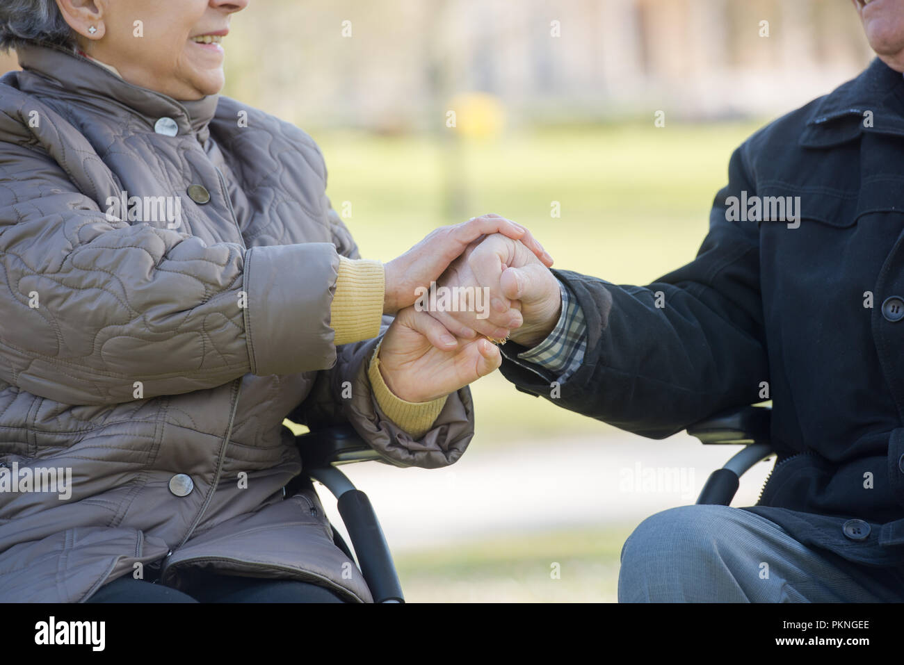 Looking after disabled people at home hi-res stock photography and ...