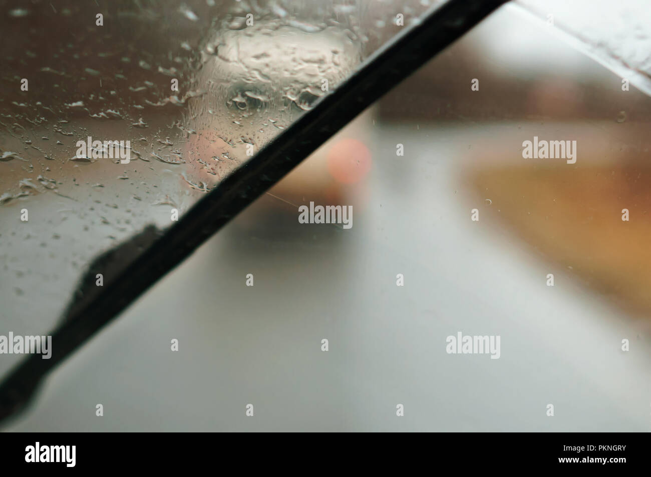Car through rainy window hi-res stock photography and images - Alamy