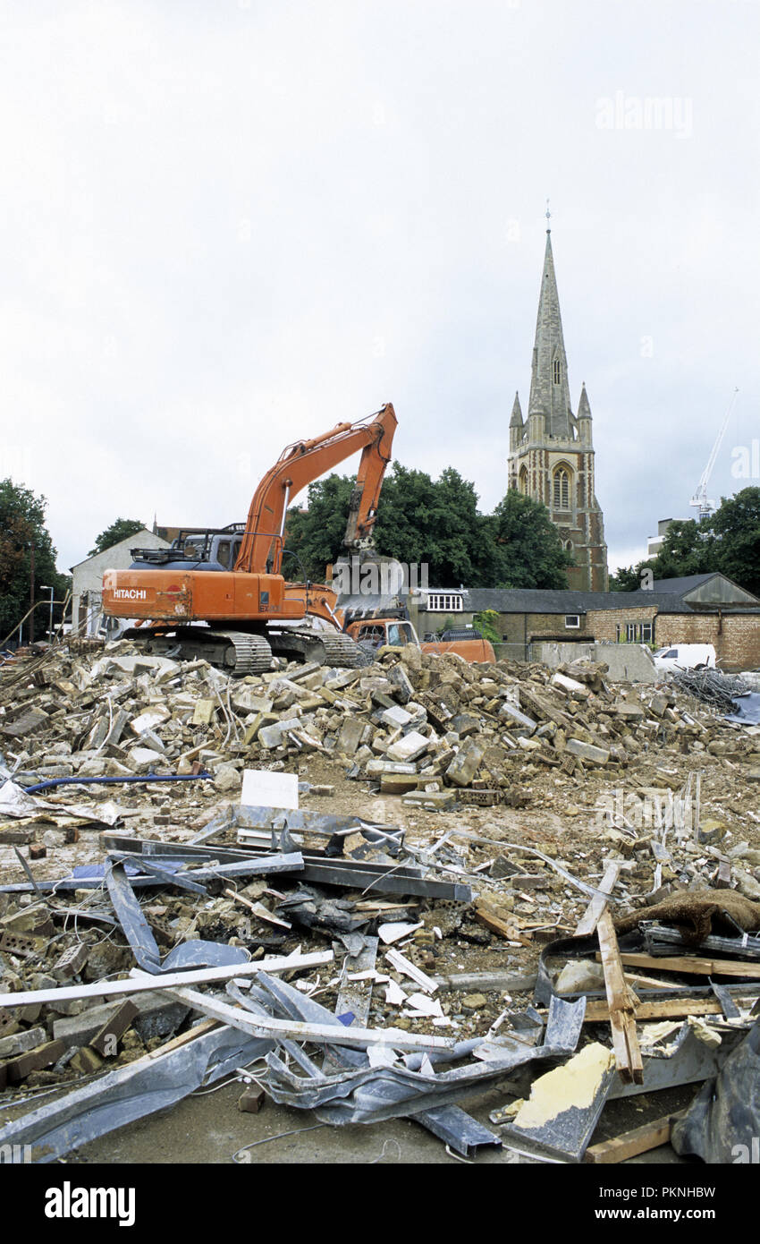 Demolition of buildings hi-res stock photography and images - Alamy