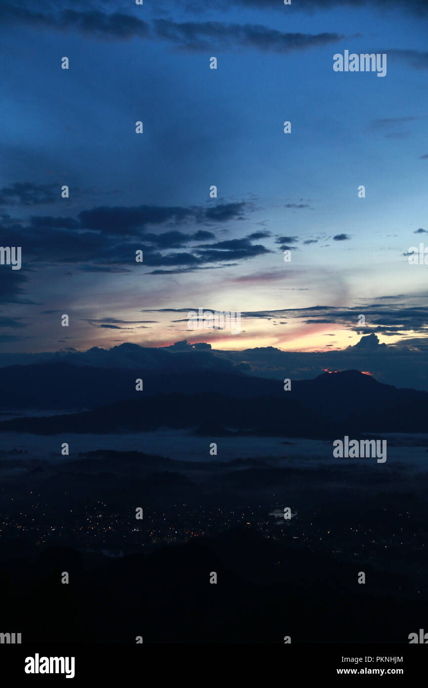 View of the famous Low Level Cloud at Toraja Utara, seen from To’Tombi ...