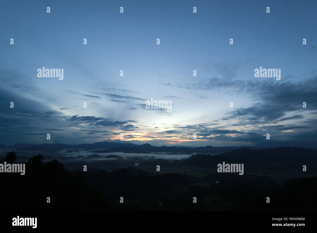 View of the famous Low Level Cloud at Toraja Utara, seen from To’Tombi ...