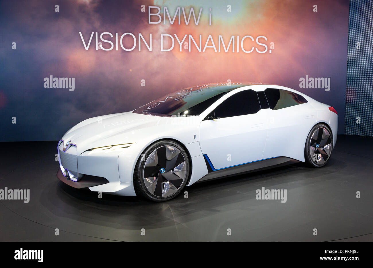 FRANKFURT, GERMANY - SEP 13, 2017: BMW iVision Dynamics electric ...