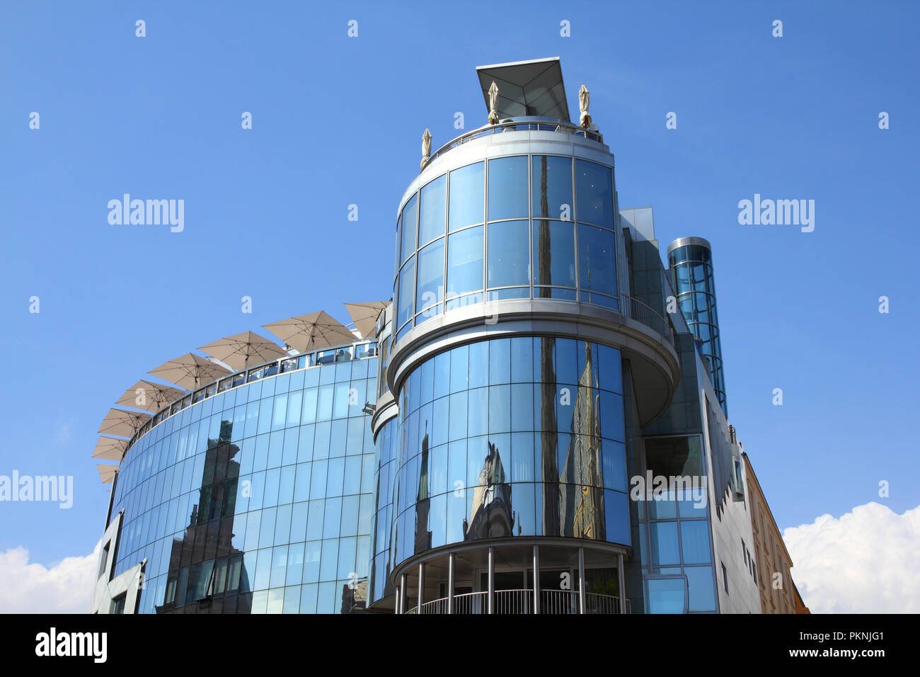 VIENNA - SEPTEMBER 9: Haas Haus building on September 9, 2011 in Vienna ...
