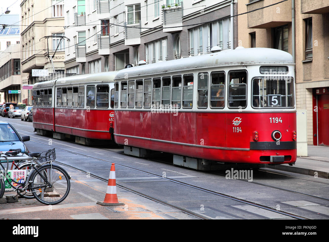 The tramway in vienna hi-res stock photography and images - Alamy
